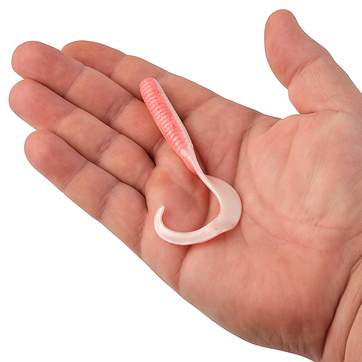 Berkley Gulp! Grub Fishing Soft Bait, Pink Shine, 4"