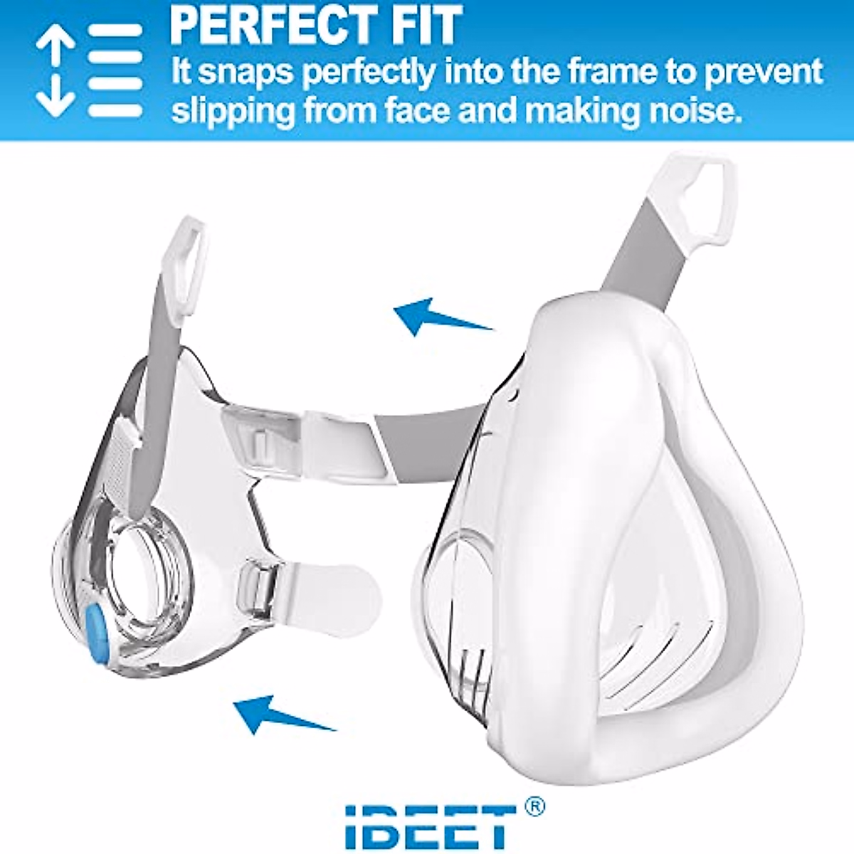 Replacement Cushion for F20 (Large) - Snug Fit & Excellent Seal, IBEET Replacement Supplies, Large