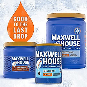 Maxwell House Half Caff Ground Coffee (11 oz Canister)