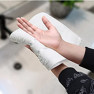 Utopia Towels - 12 Pack Viscose Luxury Wash Cloths Set (12 x 12 Inches) 100% Cotton Ring Spun, Highly Absorbent and Soft Feel Essential Washcloths for Bathroom, Face Towel, Gym and Spa (White)