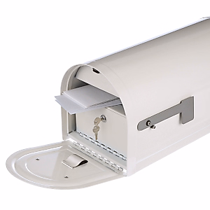 Gibraltar Mailboxes MB981W01 Reliant Locking Mailbox, Large, White