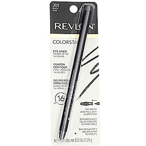 Revlon ColorStay Eyeliner with SoftFlex, Black 201, 0.01 Ounce (28 g) (Pack of 2)