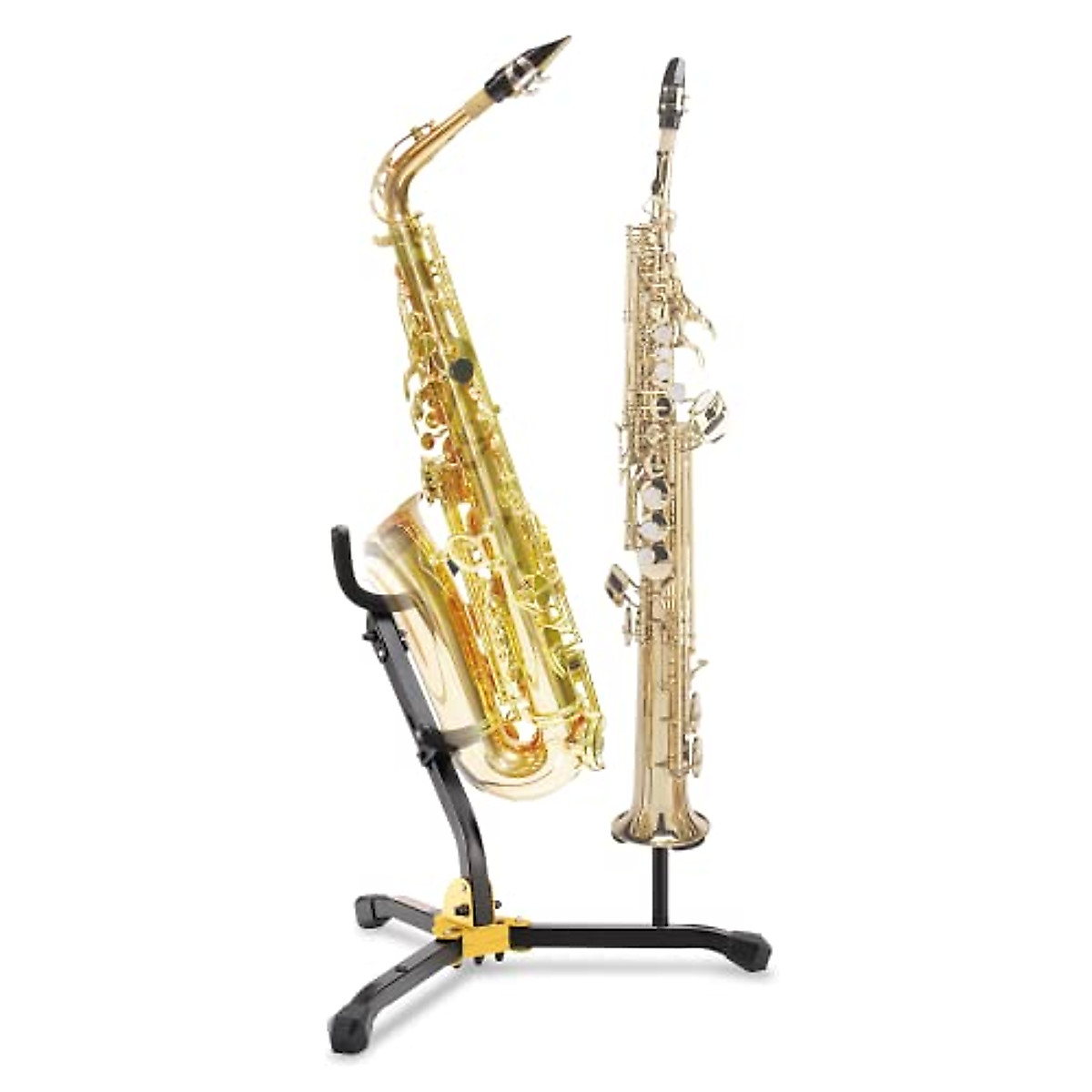Hercules DS533BB Alto/Tenor and Soprano Saxophone Stand with Bag