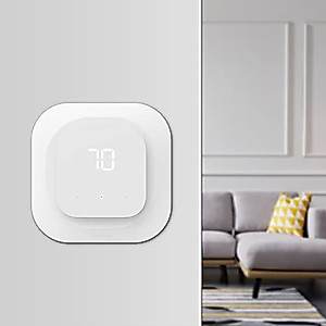 CaseBot Wall Plate Cover Compatible with Amazon Smart Thermostat 2021, Practical and Stylish Decoration Bracket Mount, White