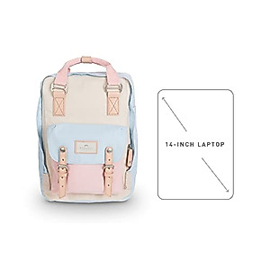 Doughnut Macaroon 16L Travel Backpack Ladies College Lightweight Casual Daypacks Bag Backpack