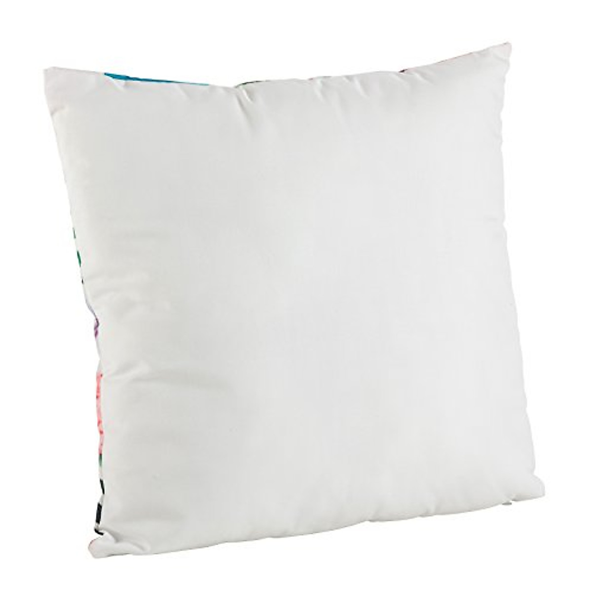 SARO LIFESTYLE 1456.M18S Indoor/Outdoor Tropical Flamingo Print Poly Filled Throw Pillow, Multi, 18"