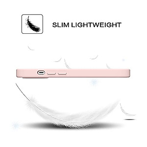 BENTOBEN for iPhone 14 Pro Max Case, Soft Silicone Gel Rubber Bumper Microfiber Lining Hard Back Shockproof Protective Phone Cover for iPhone 14 Pro Max 6.7", Sand Pink