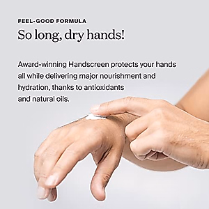 Supergoop! Handscreen SPF 40, 6.76 fl oz - Preventative, SPF Hand Cream For Dry Cracked Hands - Fast-Absorbing, Clean ingredients, Non-Greasy Formula - With Sea Buckthorn, Antioxidants & Natural Oils