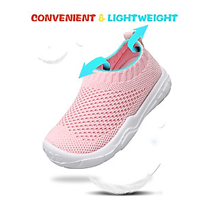 JOINFREE Toddler Baby Shoes Boys Girls Breathable Sneakers Shoes for Running Walking Pink 5 Toddler