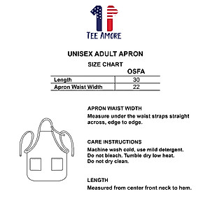 TEEAMORE Personalized Embroidered Aprons for Women Men Add Your Text Chef Kitchen Grill Custom Apron