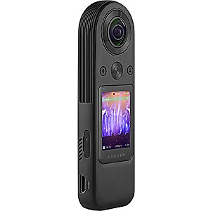 KanDao 8K Enterprise Live Streaming Camera, 1.5X Bigger Sensor Professional 360 Degree Live Streaming Camera, in-Camera 8K/4K 30MP 30FPS 360 Live Streaming Solution, 5G 8K 360 VR Live Camera