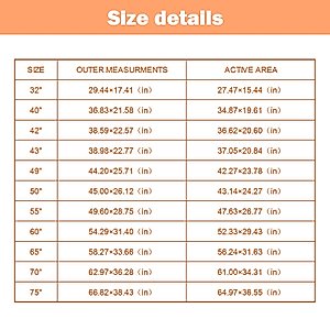Senisway 43 Inch Interactive 20 Points Multi-Touch Infrared Touch Screen Overlay, IR Touch Screen Panel, Infrared Touch Frame USB Free Driver HID Compatible