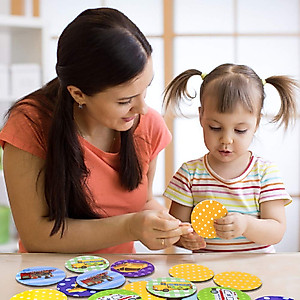 Memory Card Game-16 Pairs Transportation Theme Memory Matching Games for Kids 3 and Up,Memory Matching Game for Toddlers,Non Toxic Preschool Learning Activities
