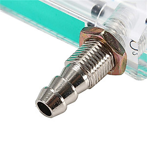 CATSELURRY Flow Meter LZB-6M Oygen Meter 0-1.5 LPM Flowmeter with Control for Detect Oygen Flow for Oygen Air Gas Adjustable