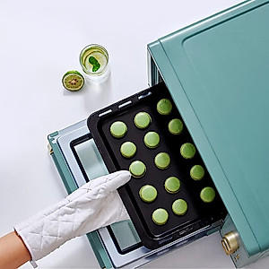 CZDYUF 38L Enamel Electric Oven Home Retro Baking Multi-function Automatic Large-capacity Oven