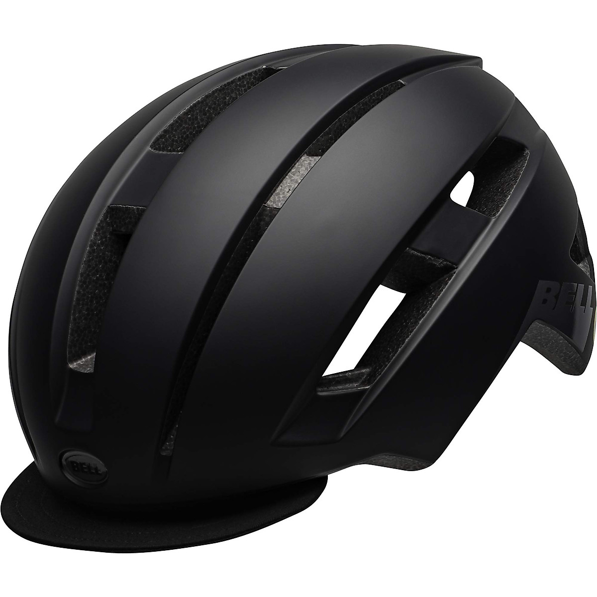 Bell Daily MIPS LED Adult Commuter Bike Helmet - Matte Black (2021), Universal Adult (53-60 cm)