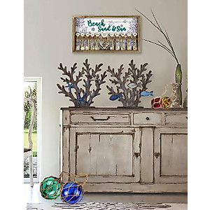 SAILINGSTORY Honeymoon Sand Jar Keepsake Shadow Box Beach Memory Coastal Decor Wedding Gift Adventure Archive Box Seashell Holder