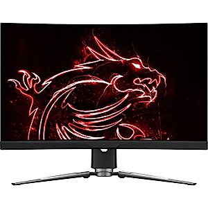 MSI MAG ARTYMIS 274CP, 27" Gaming Monitor, 1920 x 1080 (FHD), VA, 165Hz, FreeSync Premium, HDR Ready HDMI, Displayport, USB C, Tilt, Swivel, Height Adjustable