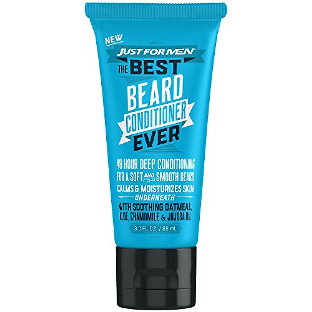 Just For Men The Best Beard Conditioner Ever, Made with Oatmeal, Aloe, Chamomile, and Jojoba Oil, 3 Fluid Ounce