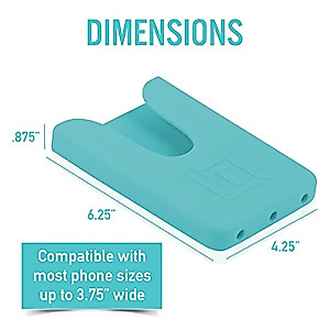 Tributary Brands - Phone Holder Compatible with Bogg Bag - Universal and Made of Silicone Teal