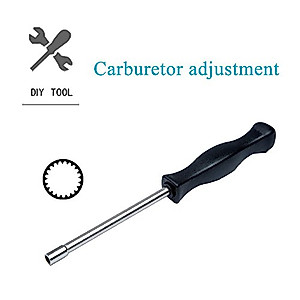 HOODELL Carburetor Adjustment Tool, Upgraded 21-Teeth Splined Screwdriver, 2 Cycle Engine Tune Up Carb for Poulan, Husqvarna Weed Eater and Chainsaw