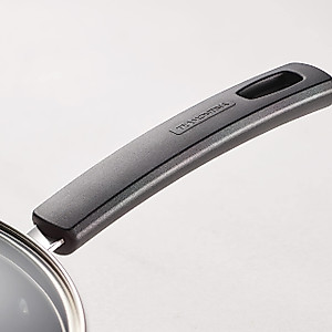 Tramontina Sicilia 1.25 Qt Aluminum Nonstick Covered Sauce Pan - Hazelnut