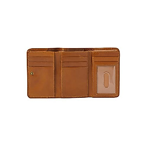 HOBO Jill Wallet For Women - Snap Flap Closure and Patterened Polyester Lining, Compact and Handy Wallet Truffle One Size One Size