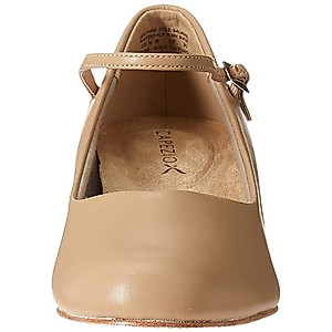 Capezio Women's Medium Cassie Jr. Character Shoe, Caramel, 12