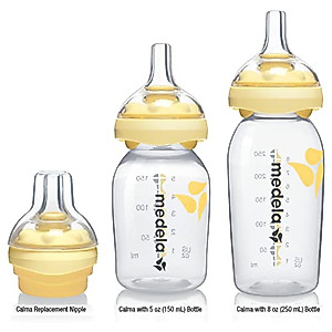Medela Calma Feeding Set, Includes 2 - 8 Ounce Bottles, Made Without BPA