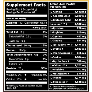 Amazing Muscle 100% Whey Protein Powder *Advanced Formula with Whey Protein Isolate as a Primary Ingredient Along with Ultra Filtered Whey Protein Concentrate (Vanilla, 5 lb)