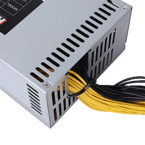 2000W Mining Power Supply PSU, ABSKY Mining Rig PSU ATX PC Power Supply for 8 GPU ETH Rig Ethereum Miner, Mining Machine Power Supply with Adapter Cable