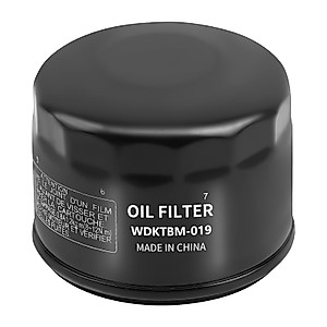 WDKTBM Oil Filter for 49065-0721 49065-7007 Lawn Mower Oil Filter Compatiable with Kawasaki FR730V FX730V FR691V FS691V FR600V FX691V FS651V FR651V FX600V (1 PC)