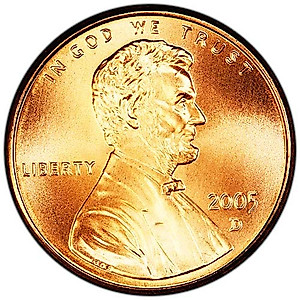2005 D Satin Finish Lincoln Memorial Cent Choice Uncirculated US Mint