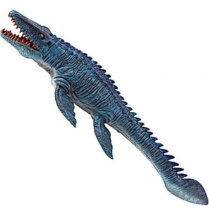 Gemini&Genius Dinosaur Toy, Mosasaurus Action Figure, Reptile Animal Toy, Great Gift, Collection, Cake Topper, Role-Play, Storytelling Prop, Party Supplie, Room Decor for Kids
