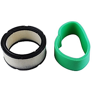 Podoy 47 083 03 Engine Air Filter with Pre Filter for Compatible with Kohler 47 083 03-S 47 083 03-S1 K361 K582 CH20 CH25 CH18 CV17 - CV22 Lawn Mower