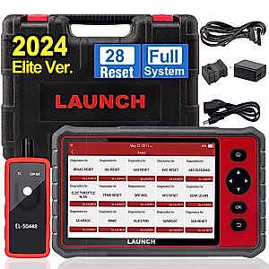 2024 LAUNCH CRP909e Full System OBD2 Scanner, OE-Level Diagnostic Tool, 28+ Reset Scanner, Injector Coding, ABS Bleeding, Auto Vin 2 Yrs Free Update