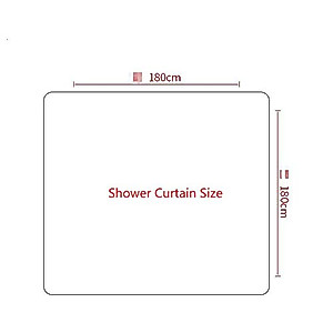 4PCS Animal 3D Printing Theme Shower Curtain and Bath Mat Set,Black Horse Decor Waterproof Non-Slip Bathroom Curtain and Rug Set with Hooks