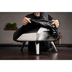 Ooni Karu 12 Multi-Fuel Outdoor Pizza Oven + Ooni 12" Perforated Pizza Peel + Ooni Karu 12 Carry Cover Bundle - Ideal for Any Outdoor Kitchen