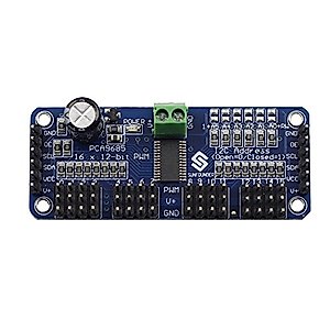 SunFounder PCA9685 16 Channel 12 Bit PWM Servo Driver Compatible with Arduino and Raspberry Pi