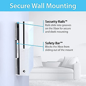 TotalMount for Xbox One S (Mounts Xbox One S on a Wall by Your TV)