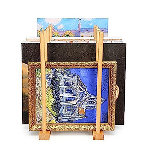 YIVIVEN Art Storage Rack, Art Canvas Storage, Artwork Storage, Canvas Rack Art Storage,Canvas Boards Rack,Framed Art Storage, Drawing Board Storage Rack, Art Studio Storage Rack (11.8"x21.6"x19.5")