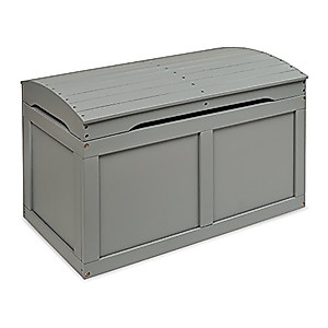 Hardwood Safety Hinge Barrel Top Toy Storage Chest