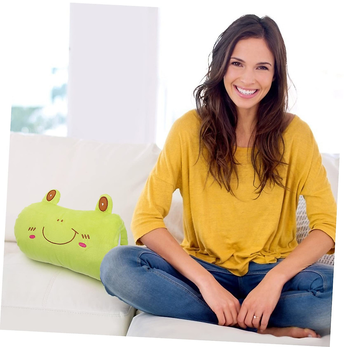 Veemoon 1pc Hand Warm Pillow Cartoon Hand Warmer Pillow Fluffy Hand Warmer Hand Muff Cushion Winter Hand Warmers Winter Hugging Pillow Warm Hand Cushion Multifunction Padding Plush