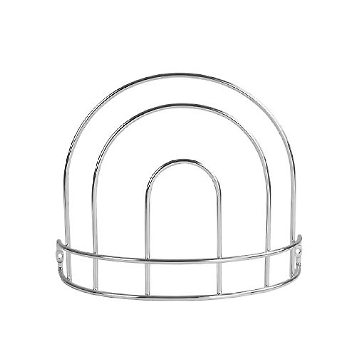 Spectrum Diversified Paper Holder & Organizer, Wall Mount or Countertop Display Perfect for Gift Bags & Wrapping Stations, Grocery Bag Holder, Sponge Cradle, Chrome