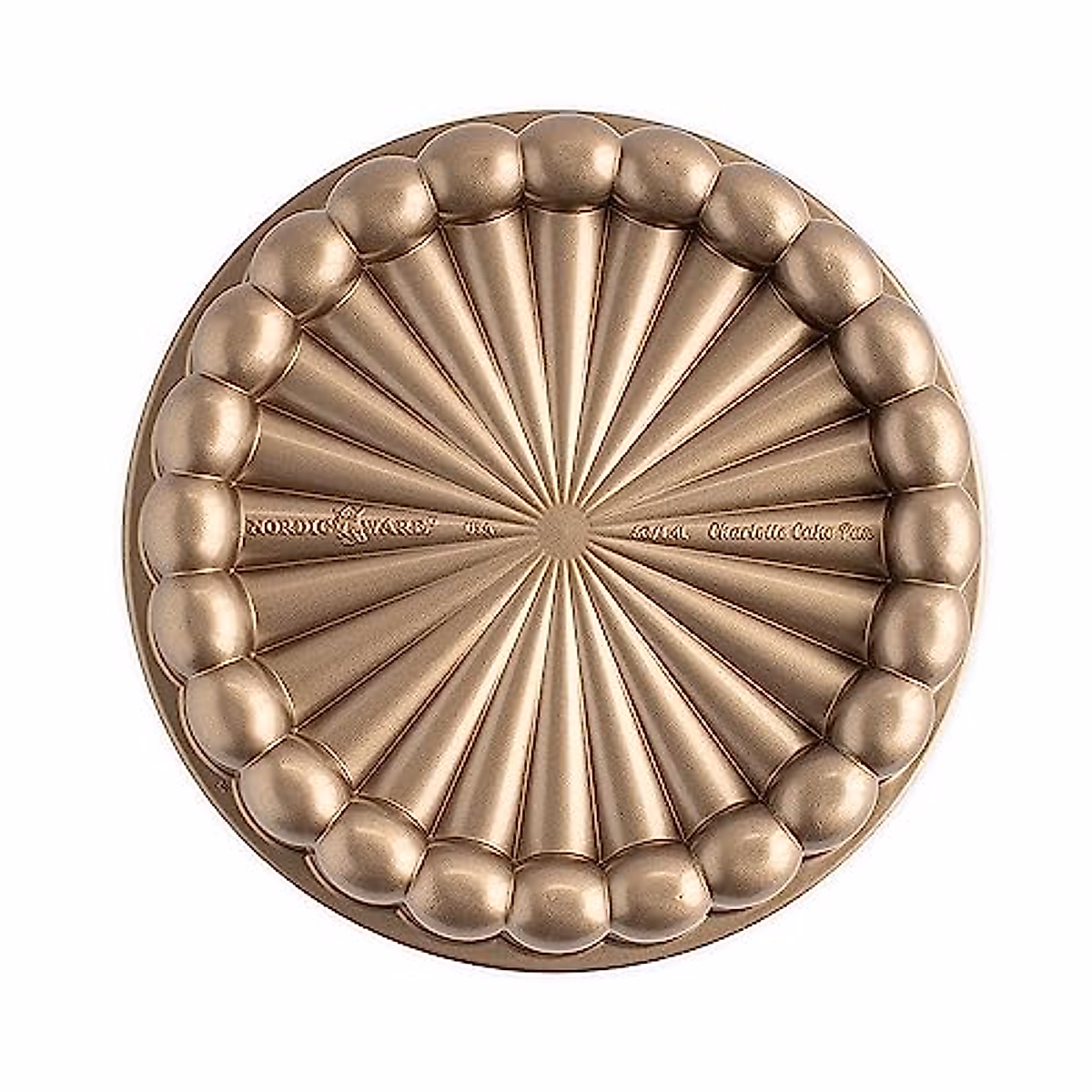 Nordic Ware Charlotte Cake Pan, 6-Cup/1.4 Liters, Toffee