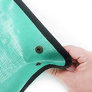 Plant Transplanting Repotting Mat Foldable Garden Work Cloth Waterproof Thicken Gardening Mat Change Soil Watering Pads for Indoor Bonsai Succulents Plant Care (100x100cm/39.37"x39.37")