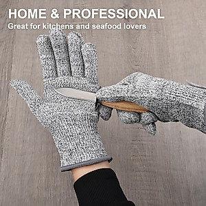 HILAZA 10Pcs Oyster Knife, Oyster Shucking Knife Bulk, Oyster Shucker, Oyster Opener Tool