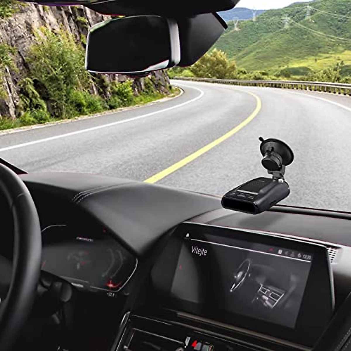 Radar Detector Mount,Car radar mounting bracket suction cup holder,Windshield & Dashboard Radar Detector Suction Mount, For Cobra Escort Valentine One  Beltronics Radar Detector,Easy To Install