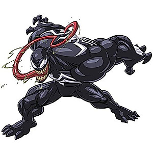 10 Inch Venom Decal Spiderman Marvel Comics Removable Peel Self Stick Adhesive Vinyl Decoration Wall Sticker Art Kids Room Home Decor Boys Nursery 10 x 8 Inch