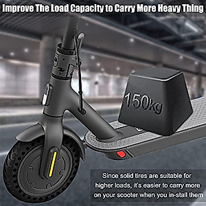 Cooryda Solid Tire for Xiaomi m365 Electric Scooter Mijia Mi m365 pro/gotrax gxl V2/gotrax XR, 8.5 inches Electric Scooter Wheels 8 1/2'' Front or Rear Replacement Honeycomb Solid Tires(2 Piece)
